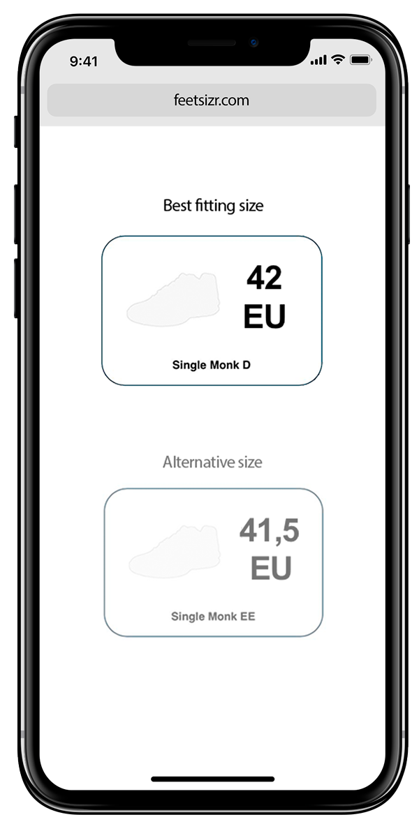 FeetSizr | Scan your feet with your phone and get the right size